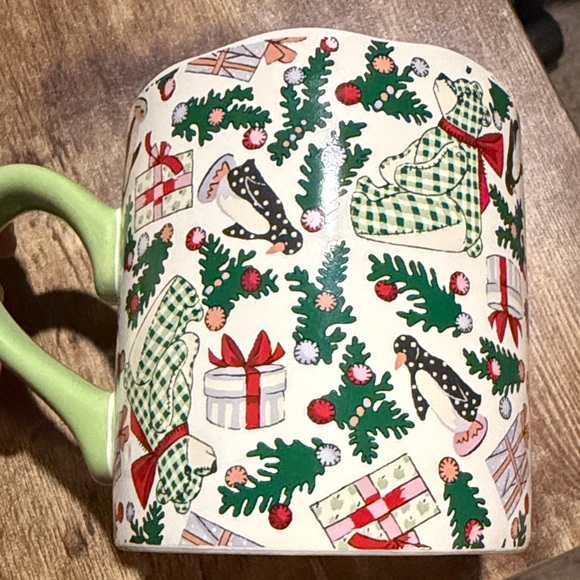 Cath Kidston | Kitchen | Cath Kidston Festive Mug With Green Handle ...